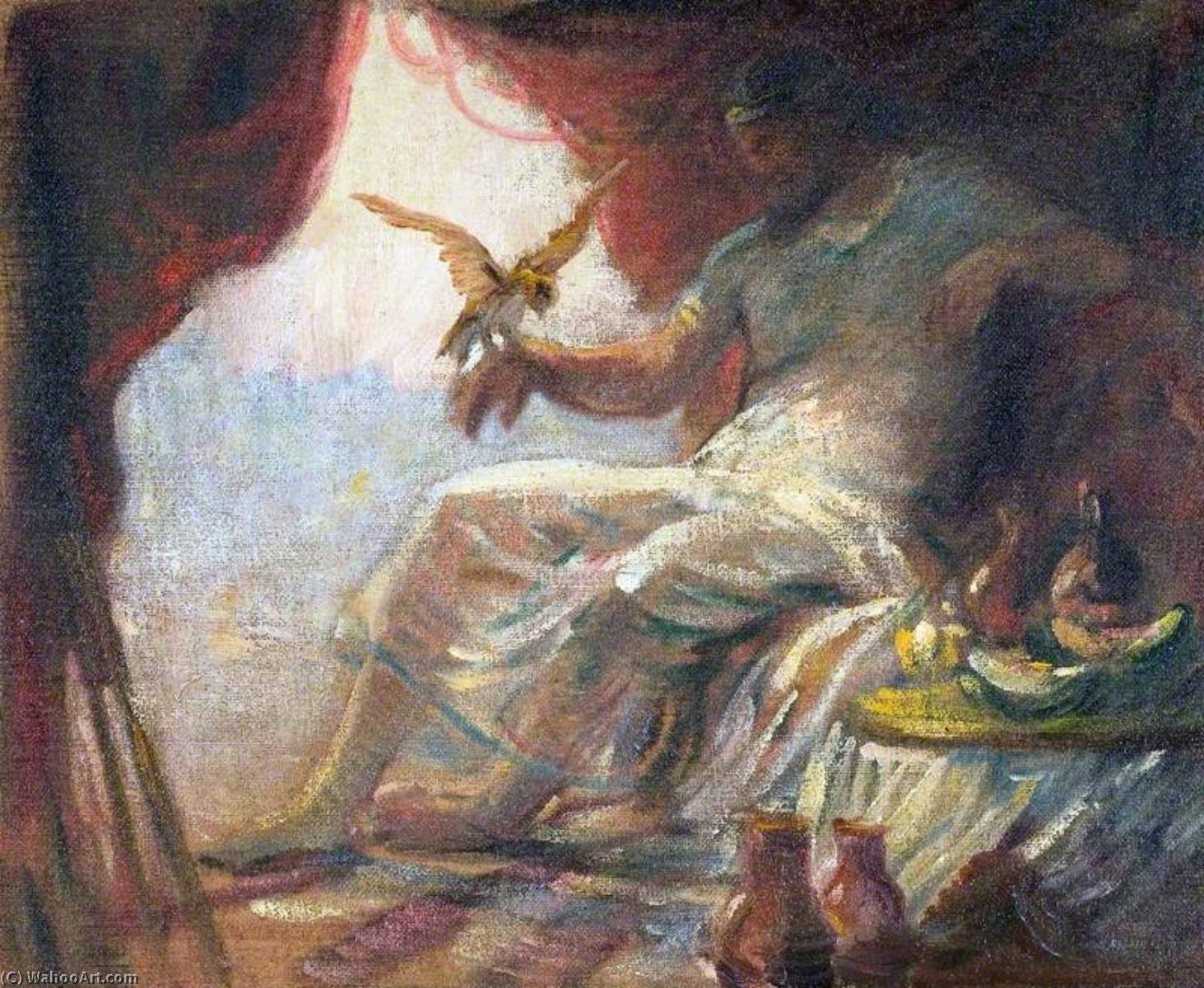 油畫 The Falcon, 1909 通过 Brian Hatton (1887-1916) | ArtsDot.com